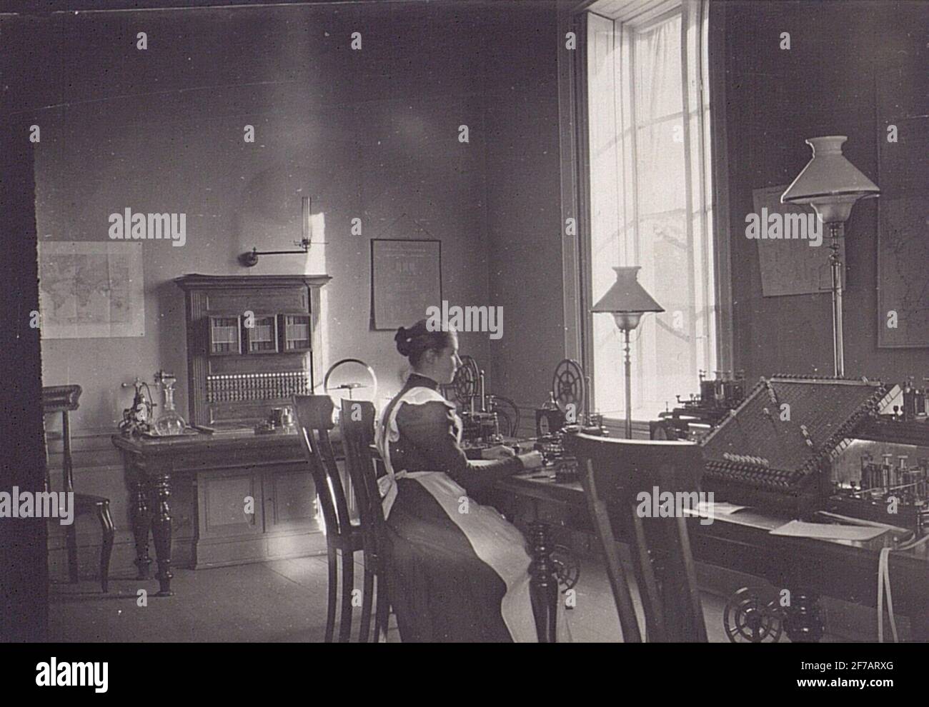 Telephone networks and stations within the third district. In 1904. The ...