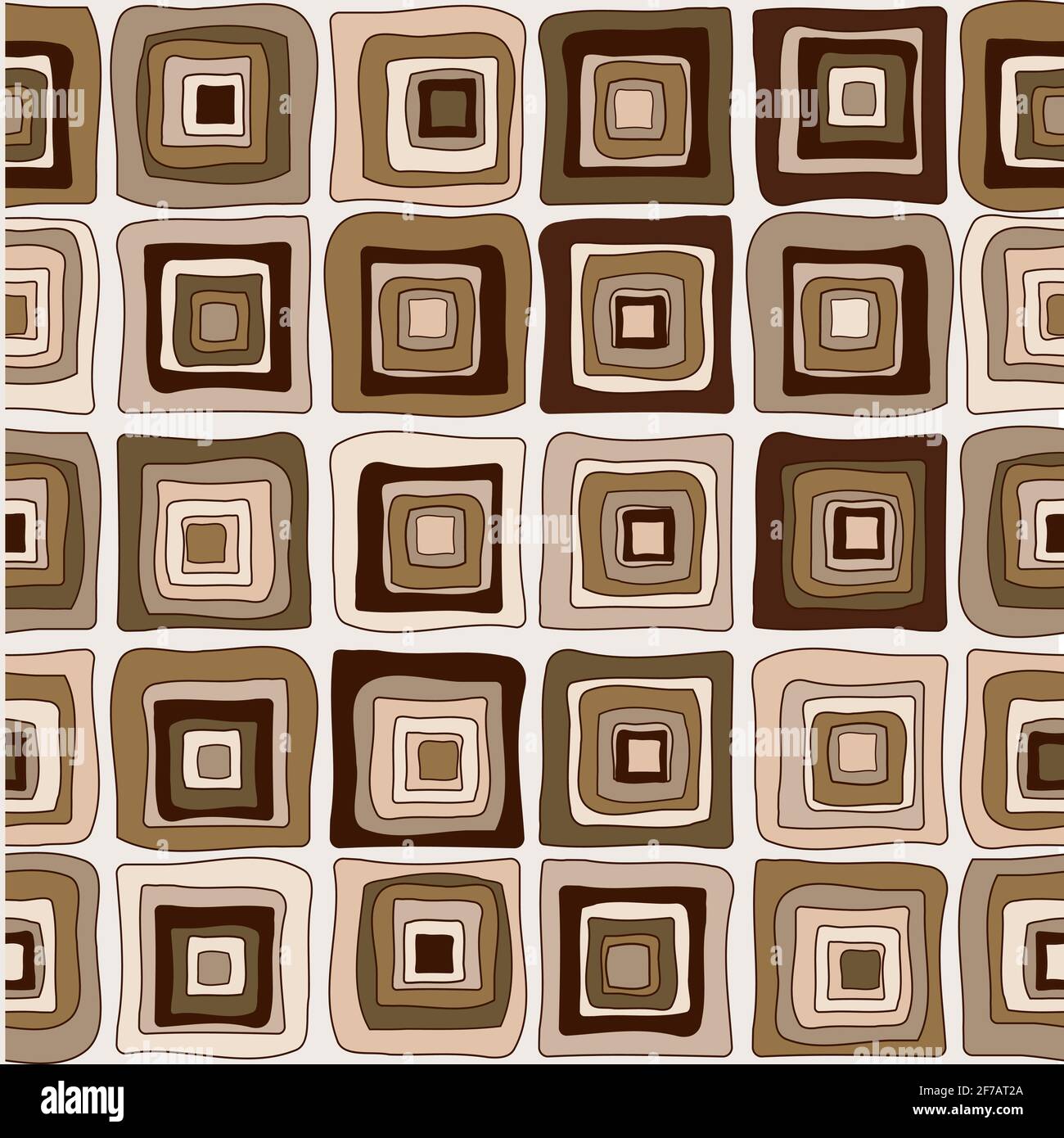 Seamless chocolate brown square pattern Stock Vector Image & Art - Alamy