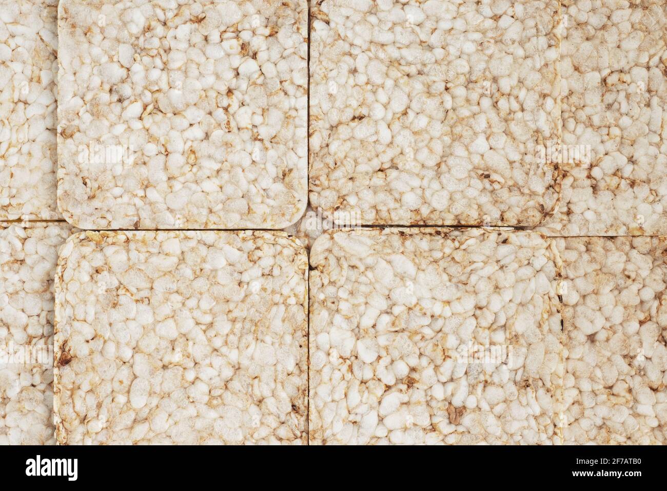 Texture background Healthy snack Crunchy crispbread. Close up Stock ...