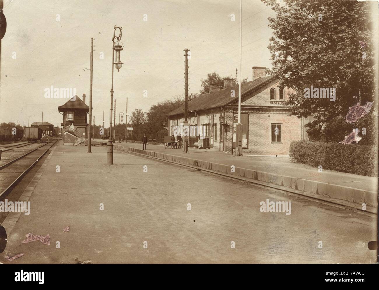 Railway station in rural hi-res stock photography and images - Alamy