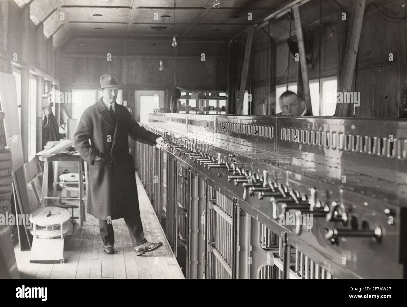 Switching devices at Stockholm Central Station Stock Photo - Alamy