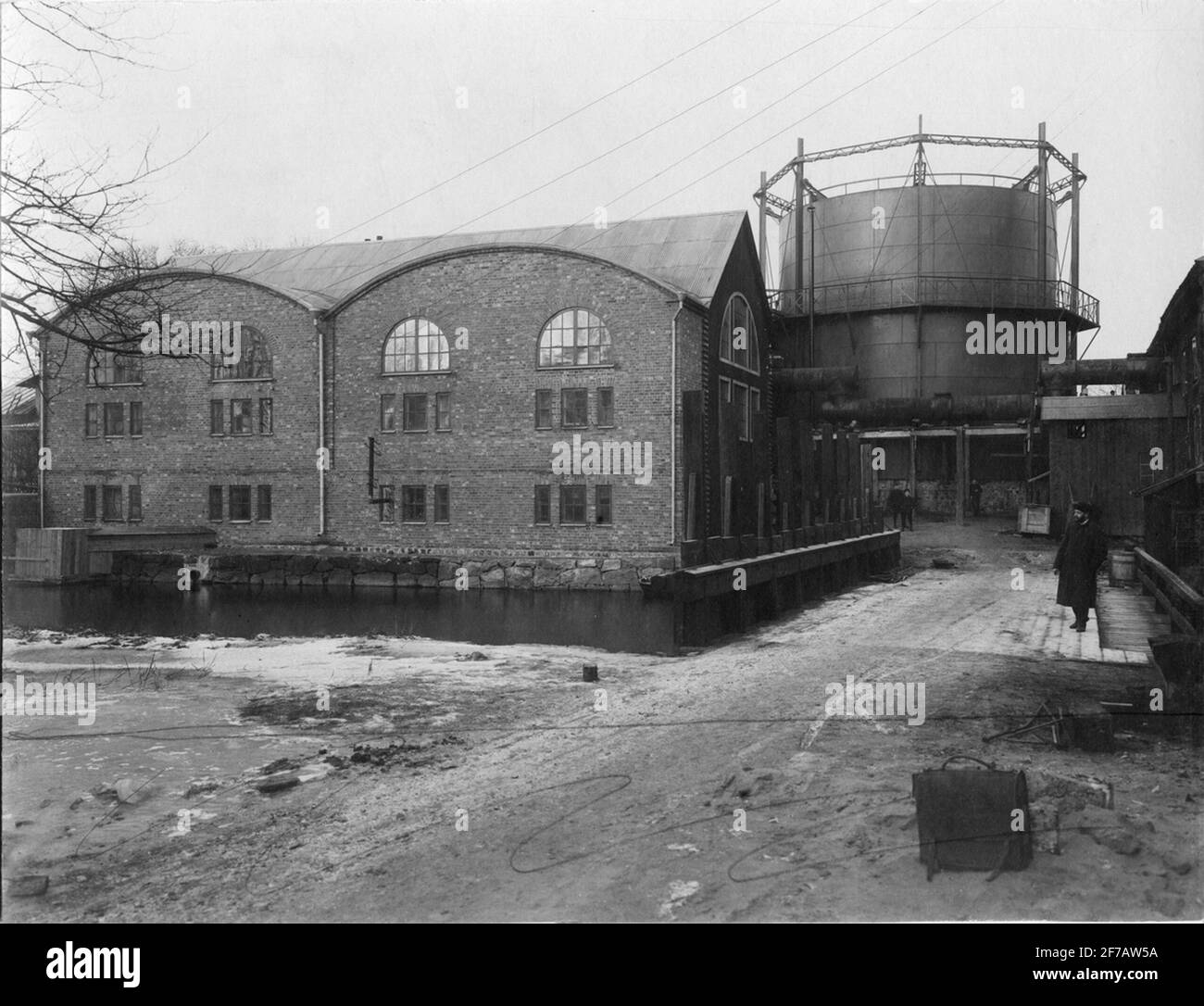 The blast furnace engine plant, 1908. Constructed by E. Hubendick Stock ...