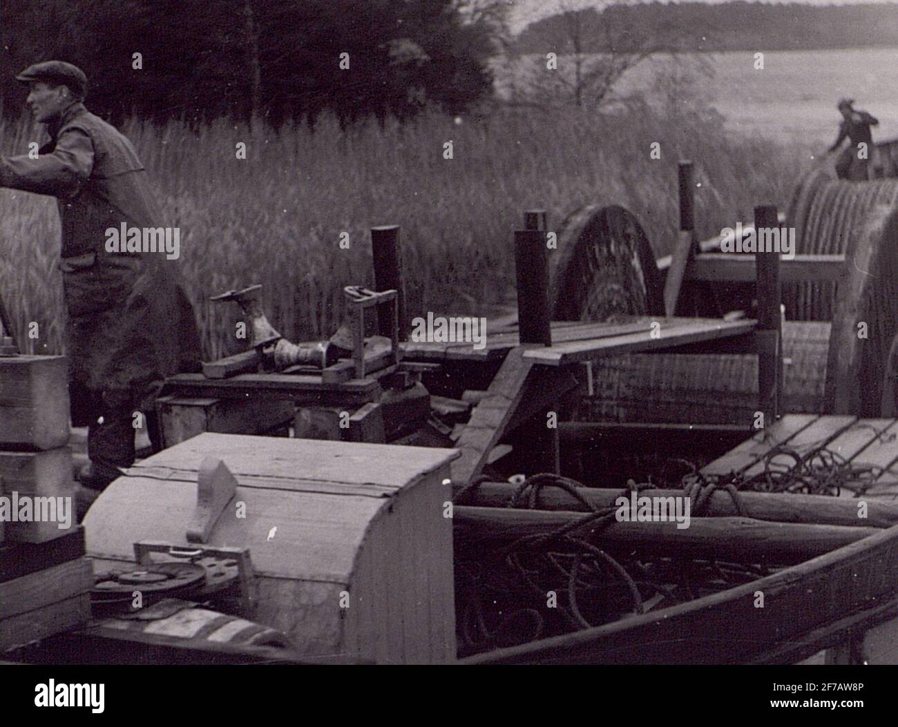 Exposition of coaxial water cable over Företärnn 1949 Stock Photo - Alamy