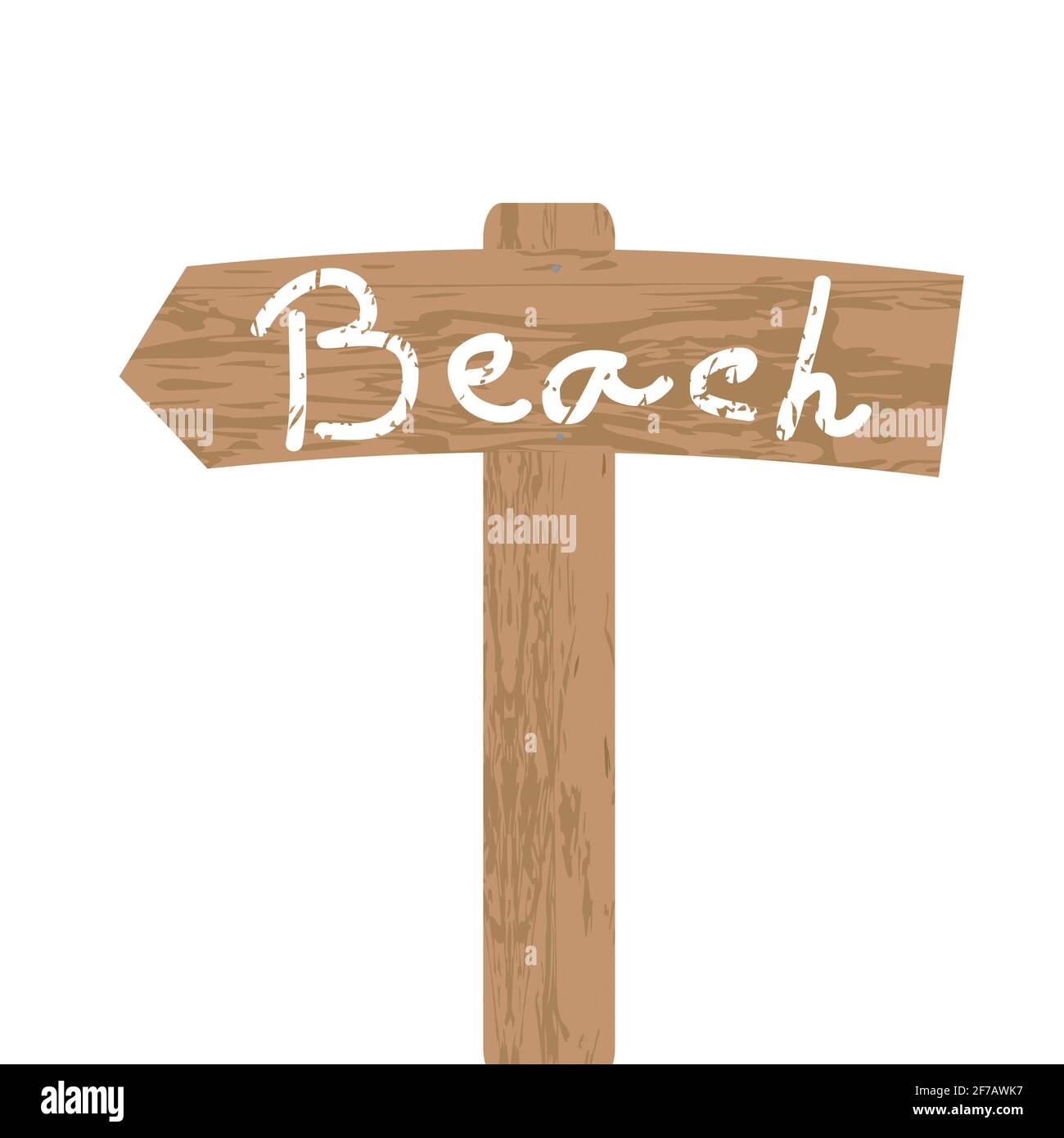 Road sign old beach Stock Vector Images - Alamy
