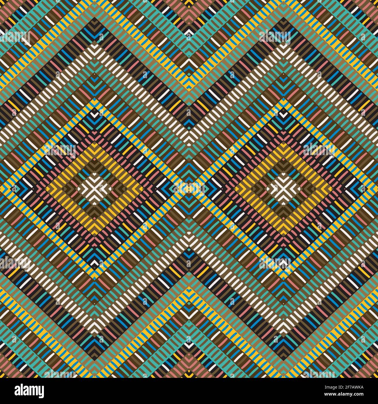 Colored african geometrical motifs background Stock Vector Image & Art ...