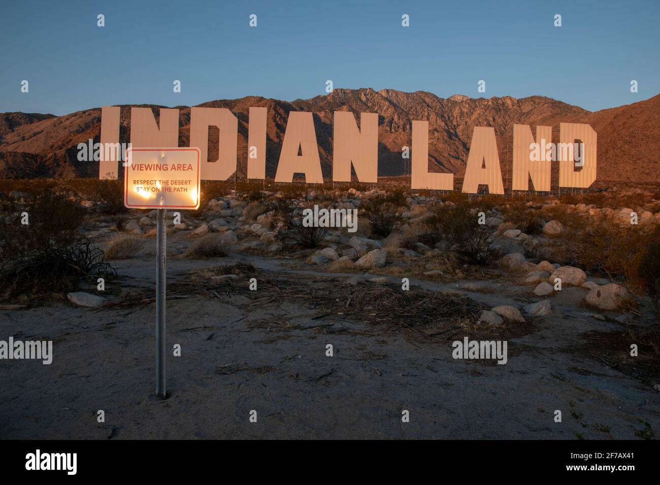 Palm springs indian land art hi-res stock photography and images - Alamy
