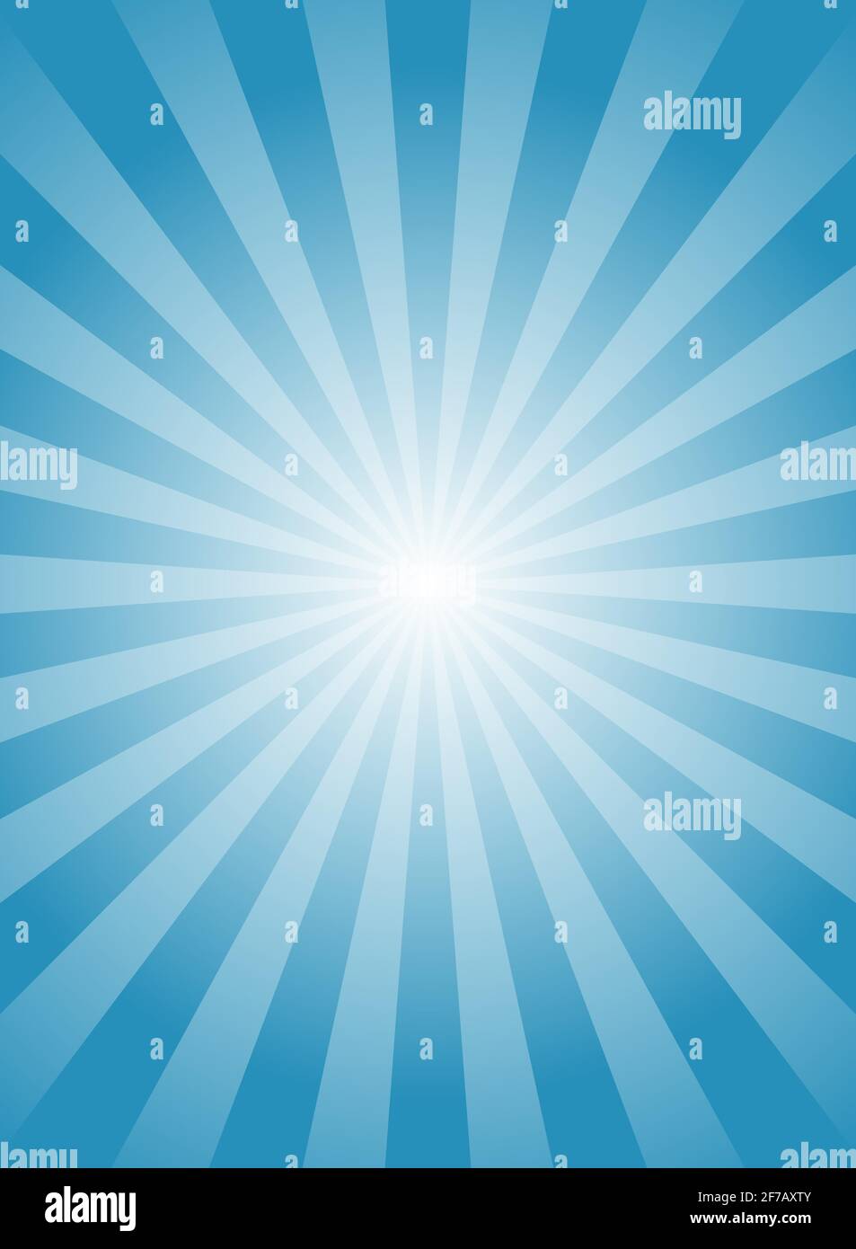 Sunlight vertical background. Powder blue color burst background with ...