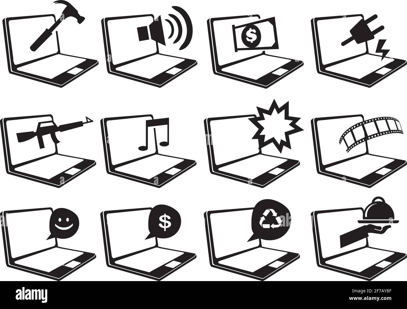 Websites symbols hi-res stock photography and images - Alamy