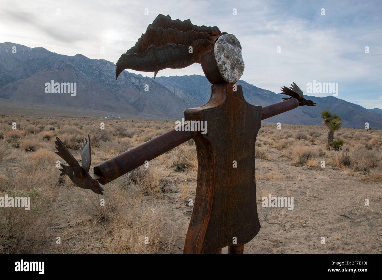 The Olancha Sculpture Garden is a fascinating place to stop on your way ...