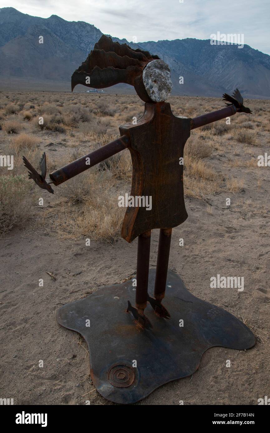 The Olancha Sculpture Garden is a fascinating place to stop on your way ...