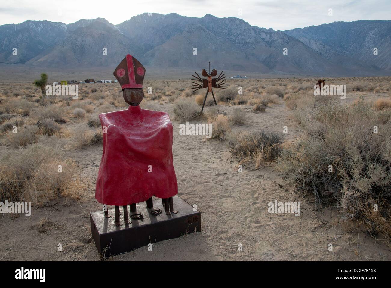 The Olancha Sculpture Garden is a fascinating place to stop on your way ...