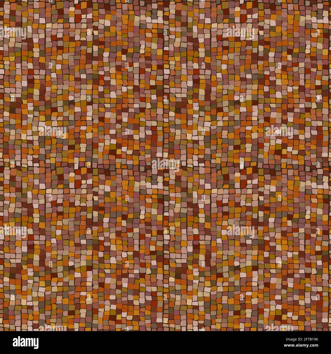 Earth tones ceramic mosaic seamless background Stock Vector Image & Art ...