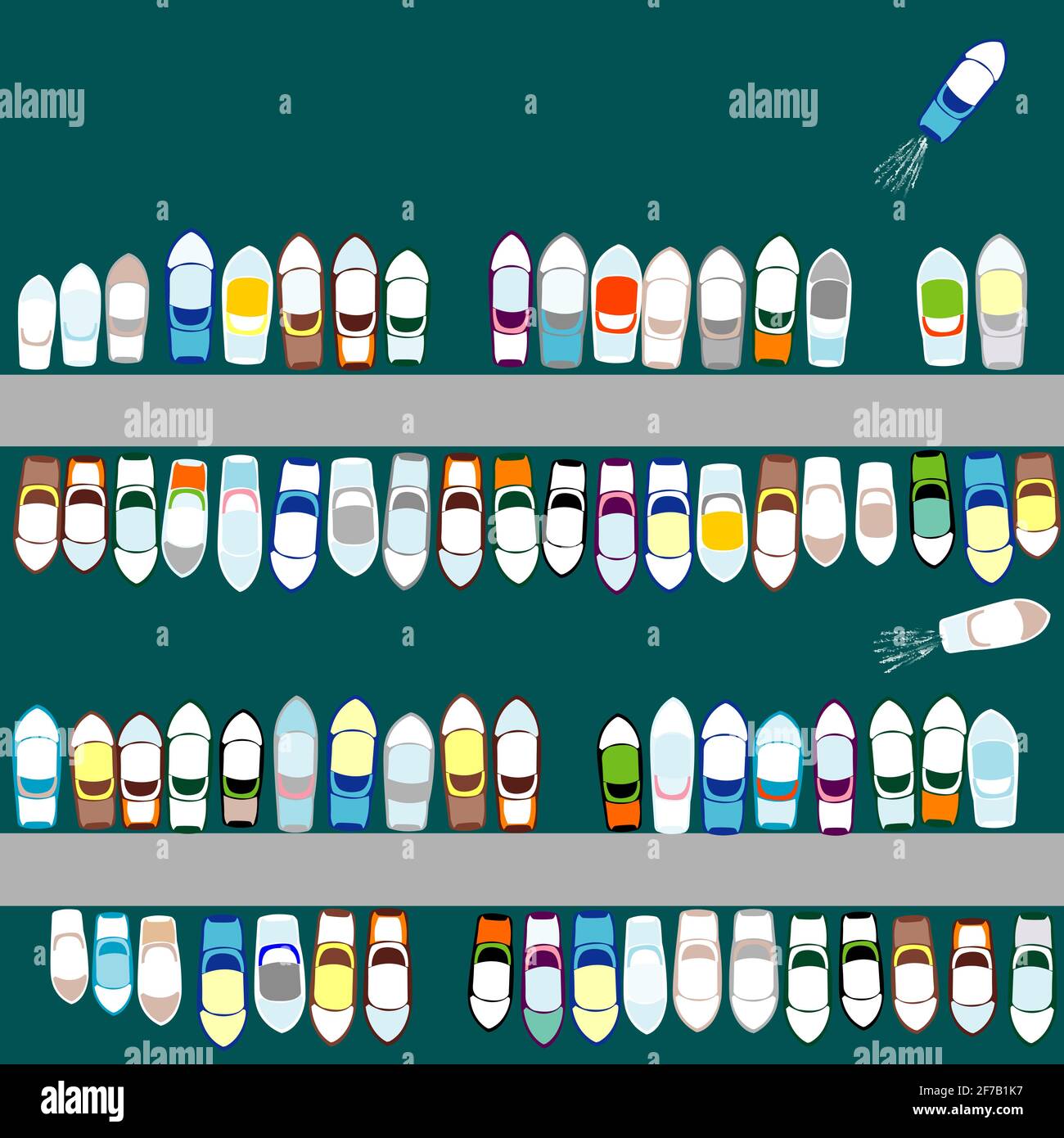 Aerial shore view Stock Vector Images - Alamy