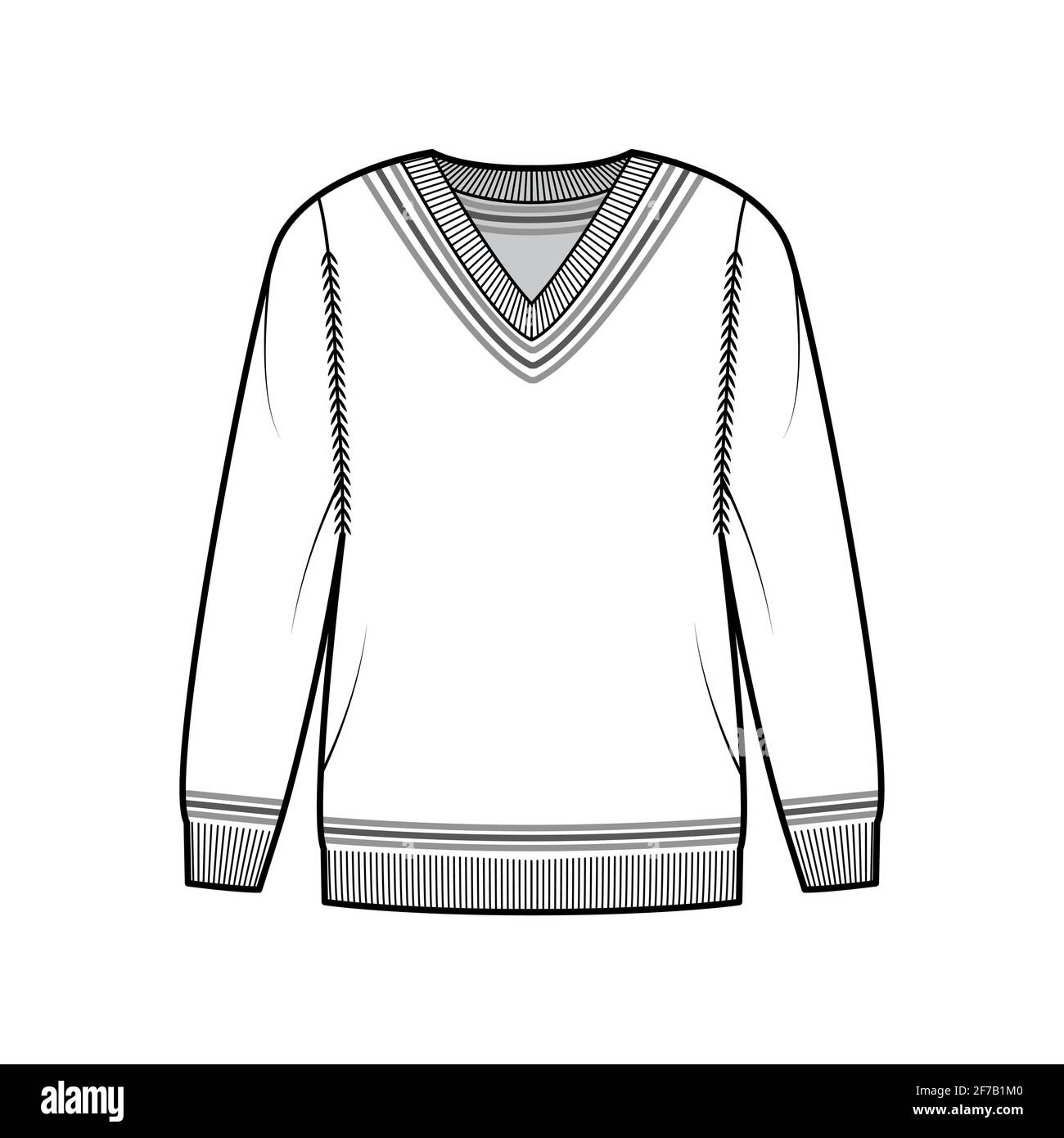 Knitted cuff Stock Vector Images - Alamy