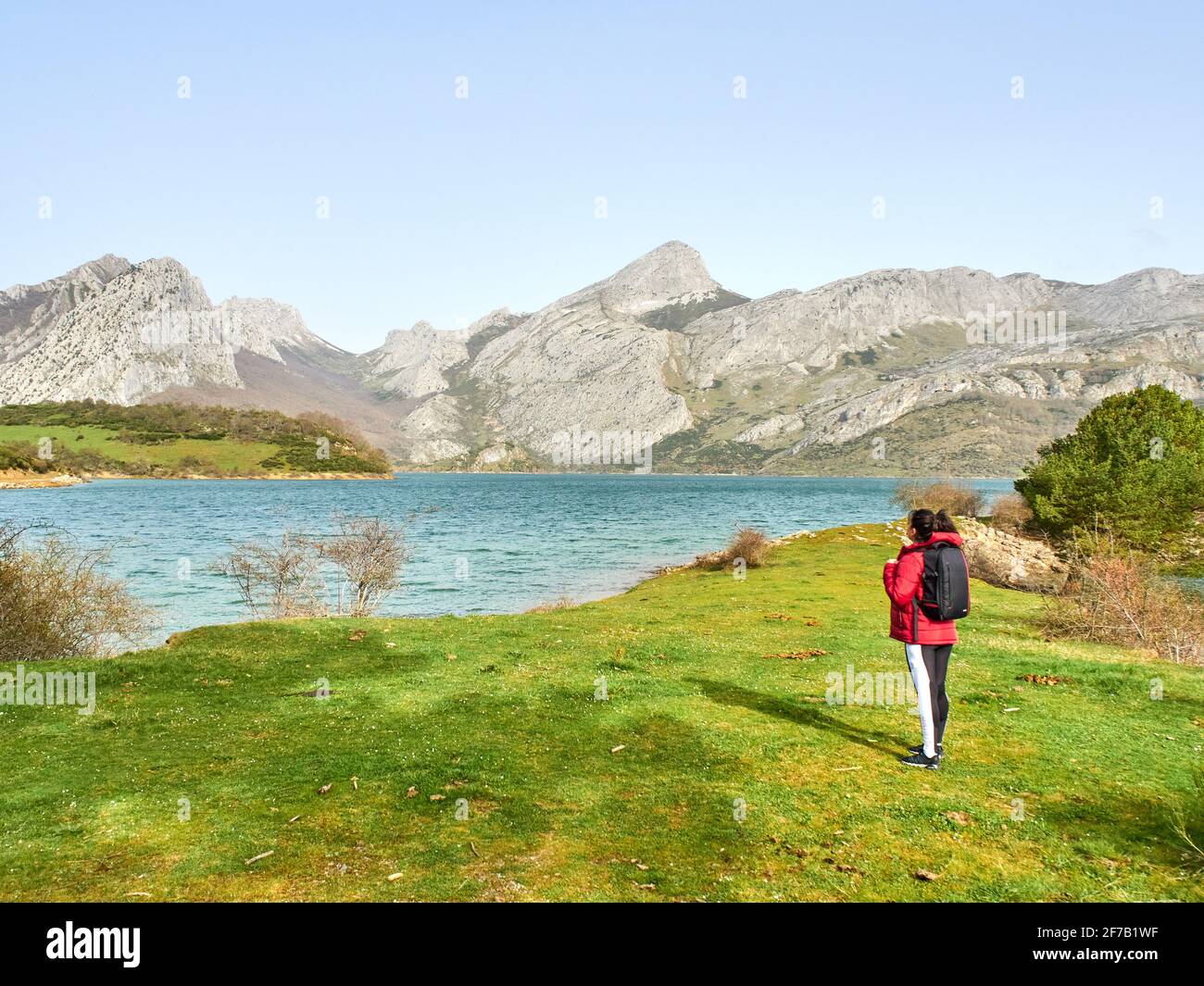 Female figure with rucksack hi-res stock photography and images - Alamy