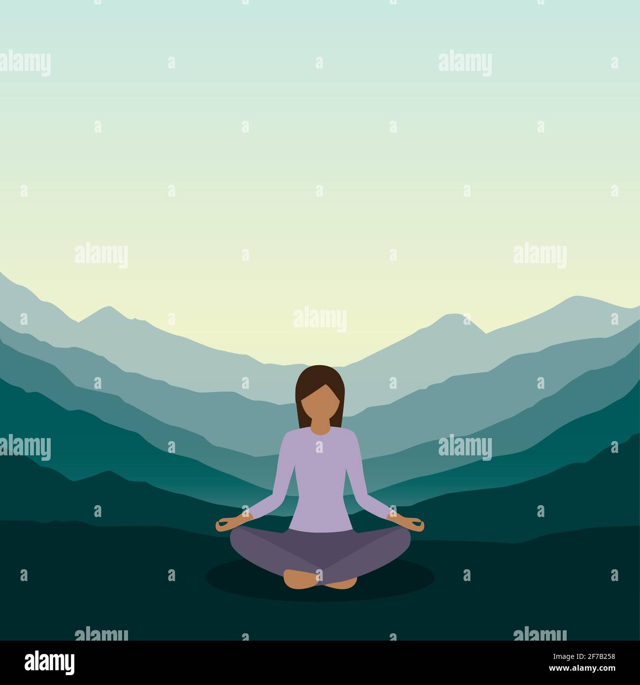 Yoga Stock Vector Images - Alamy