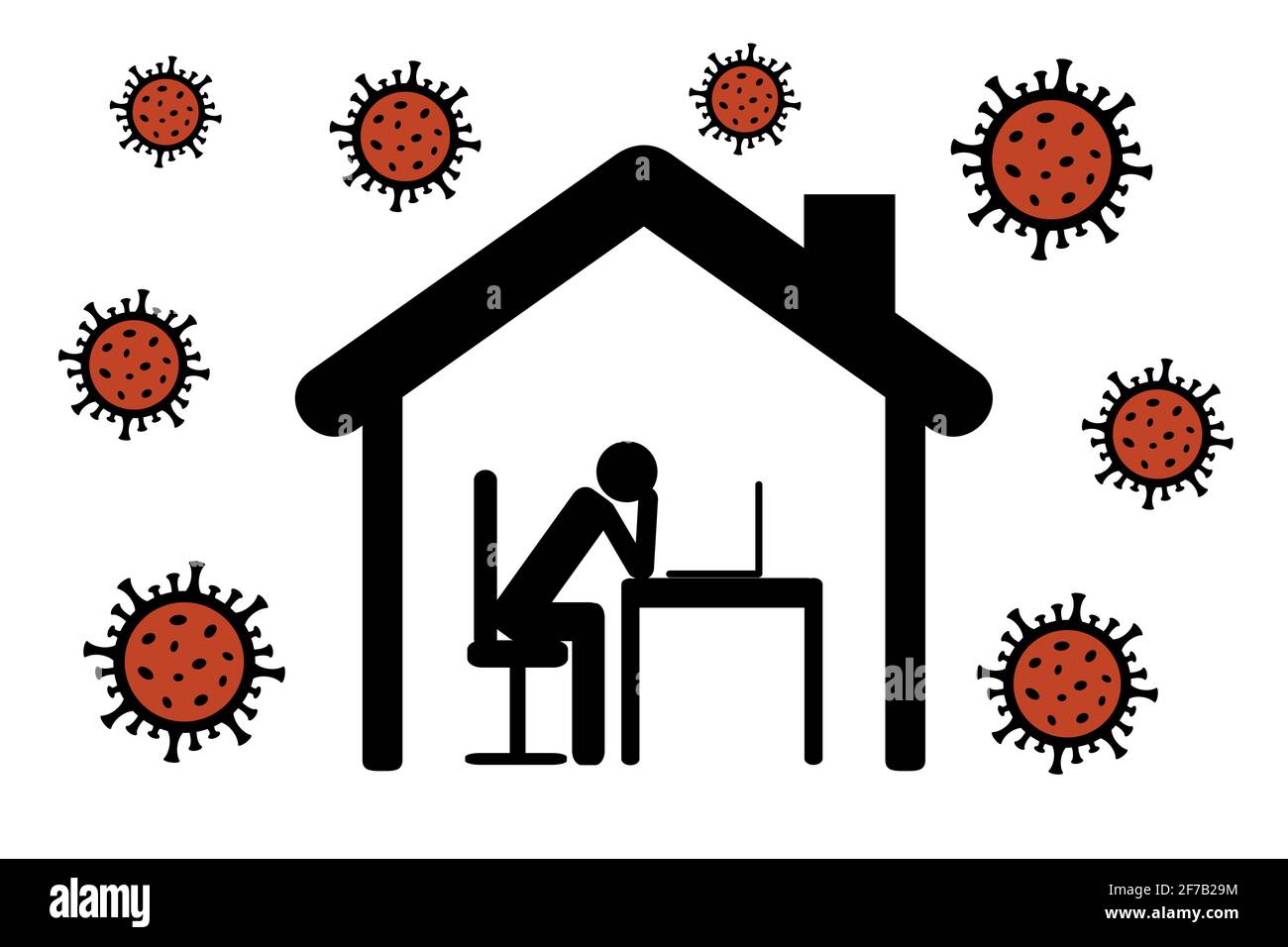 Quarantine young Stock Vector Images - Alamy