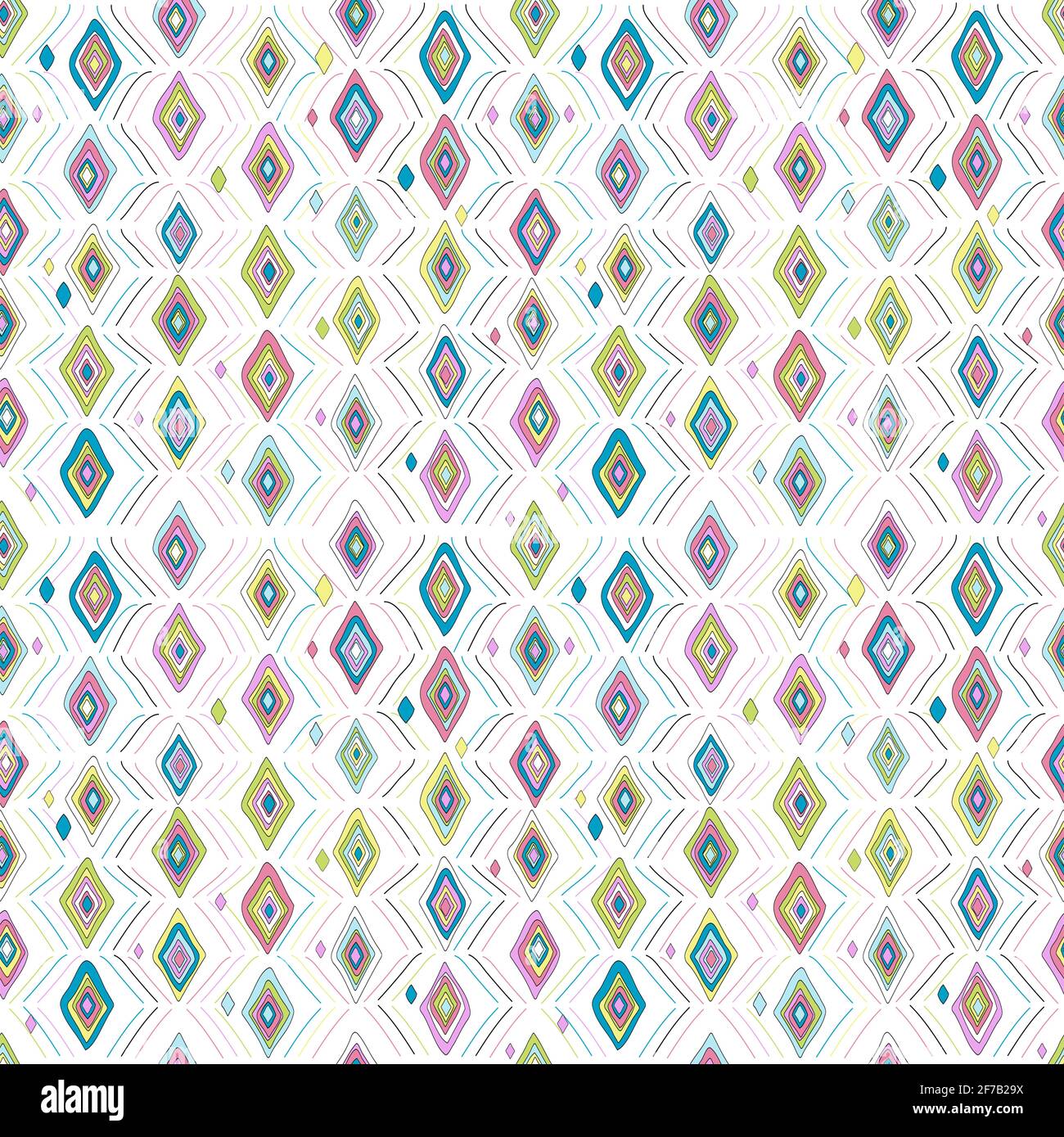 Colorful rhombus seamless background Stock Vector Image & Art - Alamy
