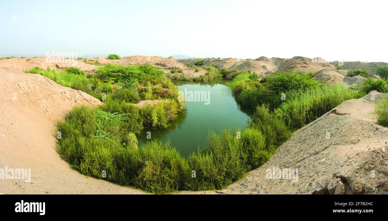 desert lake in taif saudi arabia Stock Photo - Alamy
