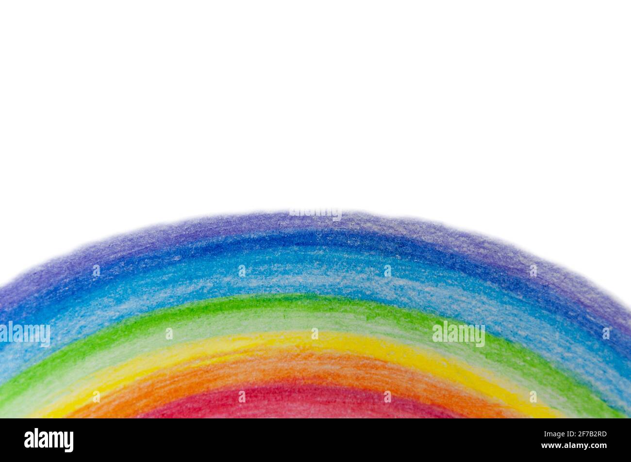 Art rainbow colors pen stroke paint background. Vivid hand drawn ...