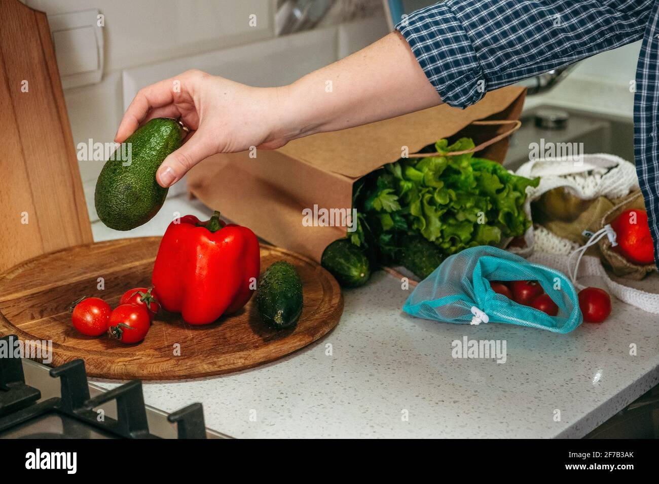 Food shopping, food e-commerce, home cooking, online grocery, supply ...