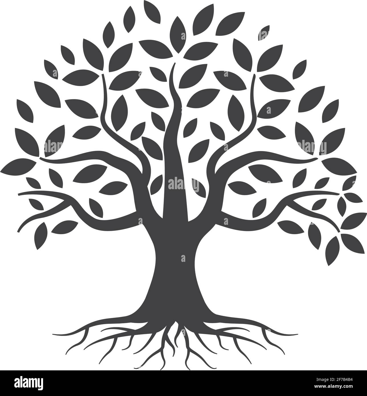 Tree icon design Stock Vector Images - Alamy