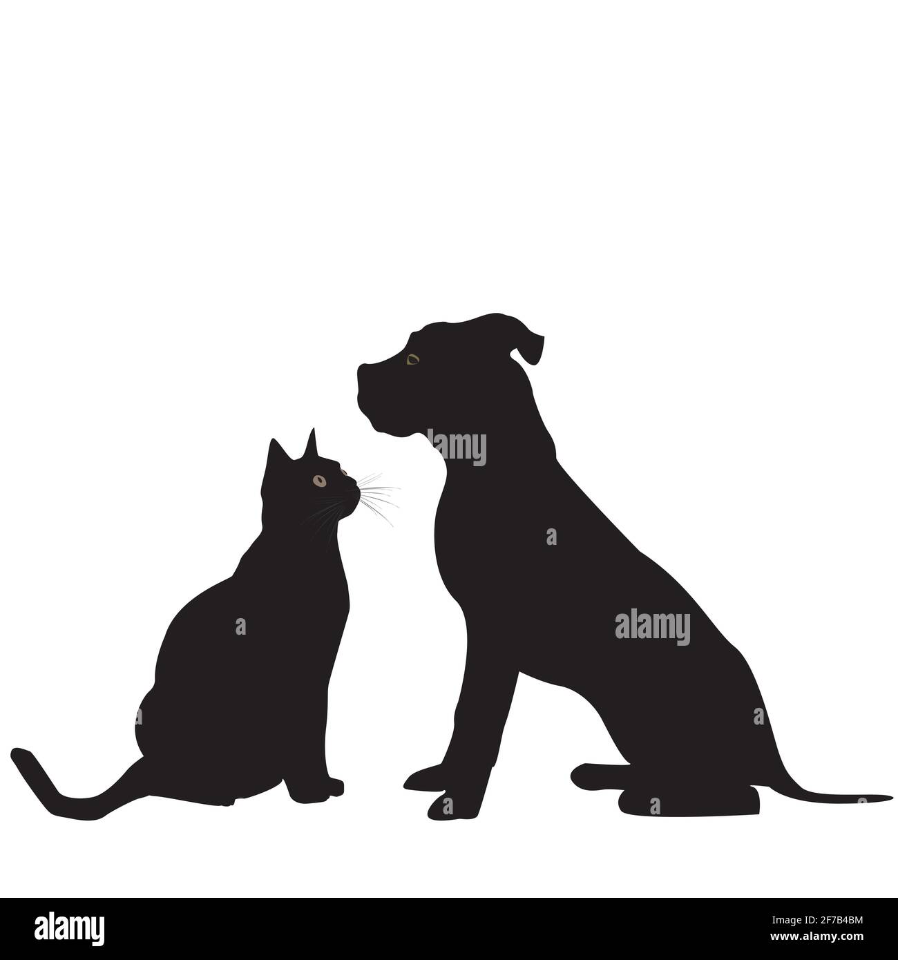Dog And Cat Silhouette
