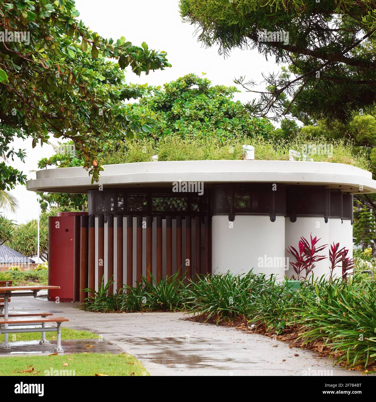 Modern architecturally designed public toilets Stock Photo - Alamy