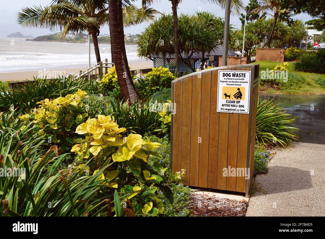 Local council sign warning animal owners to pick up their dog waste ...