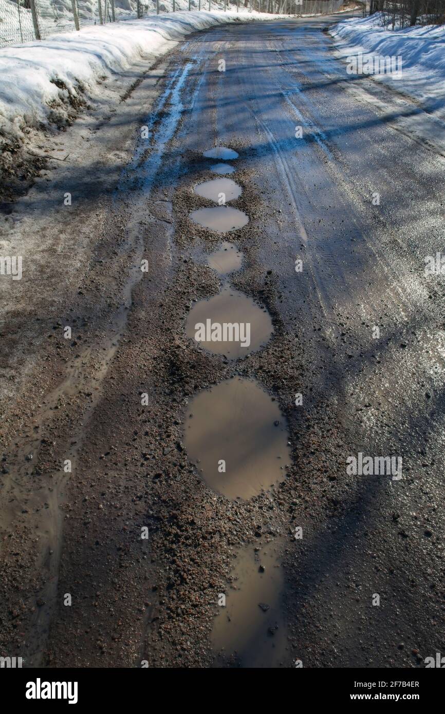 Melting puddle hi-res stock photography and images - Alamy