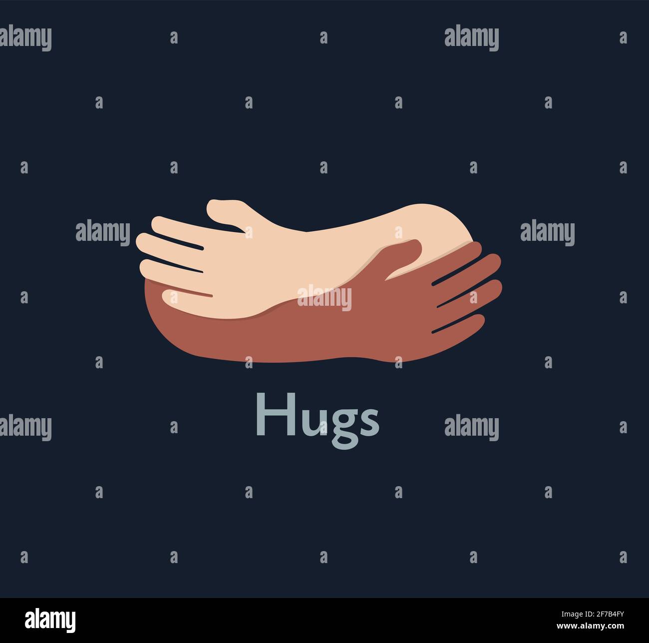 Human hugs hugging hands support and love symbol hugged arms girth ...
