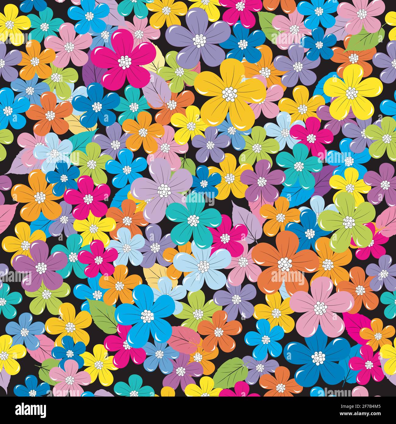 Abstract illustration small multicolored Stock Vector Images - Alamy