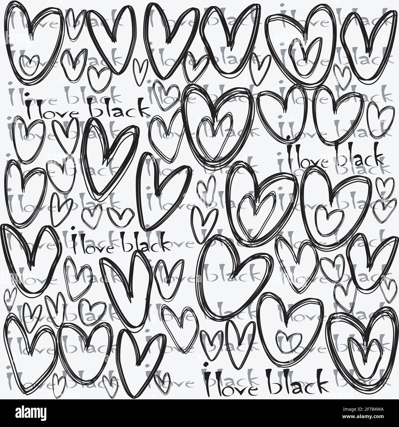 Stylized love Black and White Stock Photos & Images - Alamy