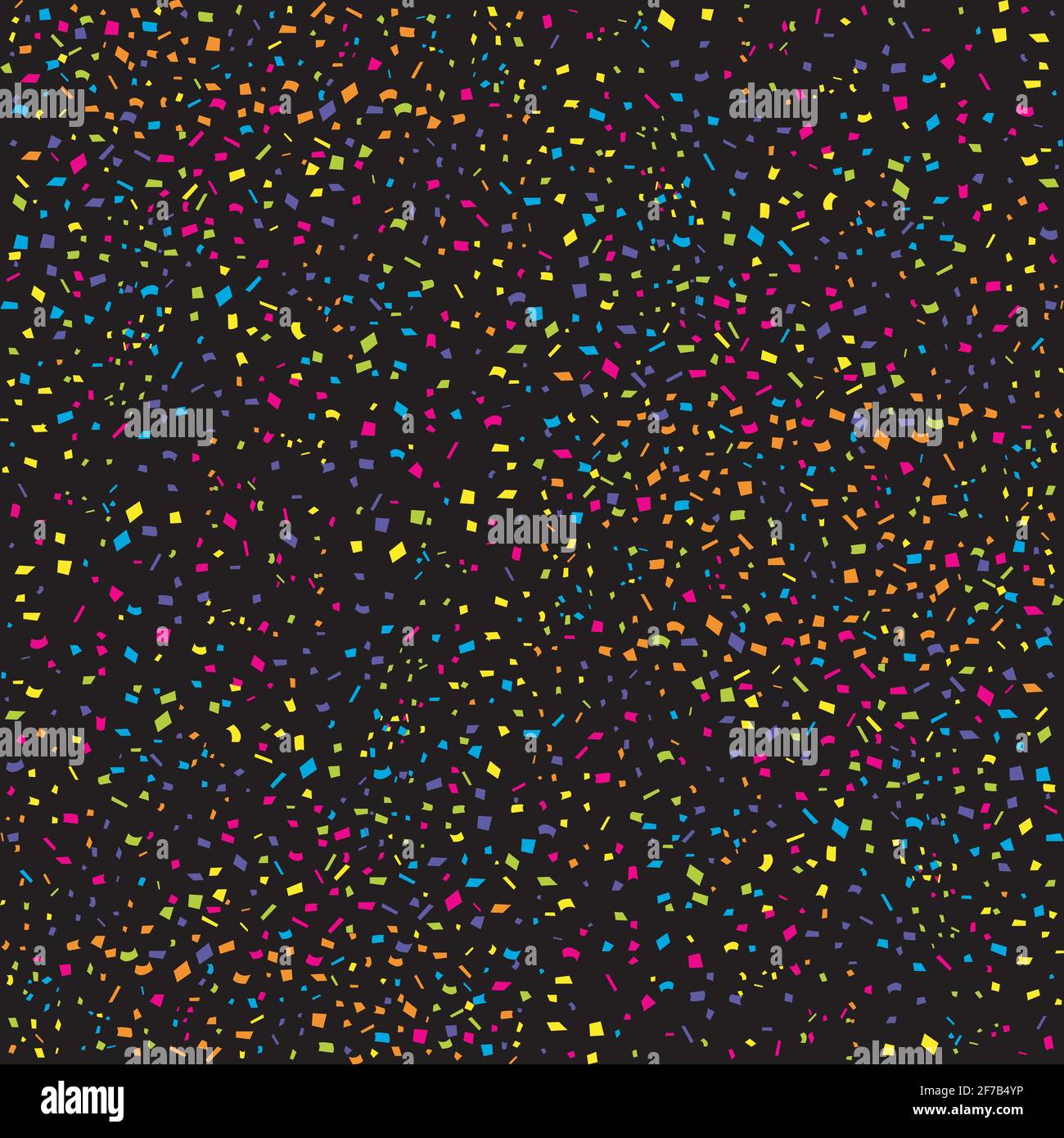 Abstract colorful confetti over black background Stock Vector Image ...
