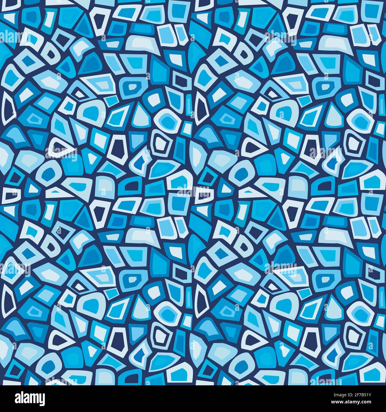 Turquoise glass mosaic Stock Vector Images - Alamy
