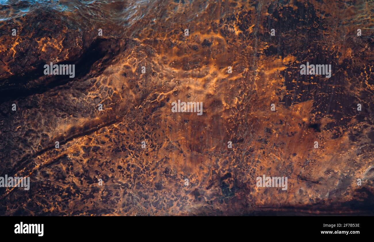 Copper texture aged under influence of weather conditions Stock Photo ...