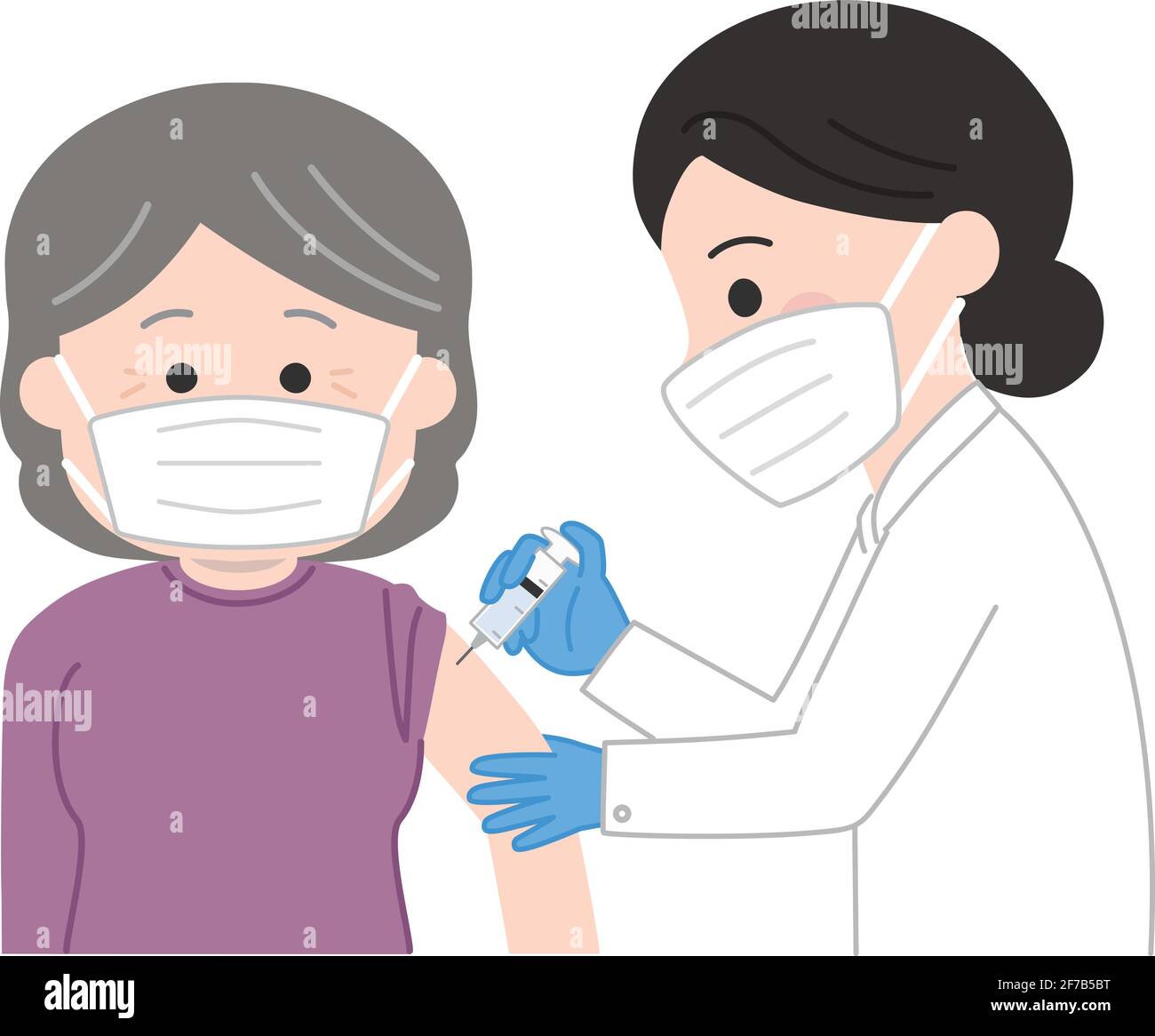 Senior woman doctor on Stock Vector Images - Alamy