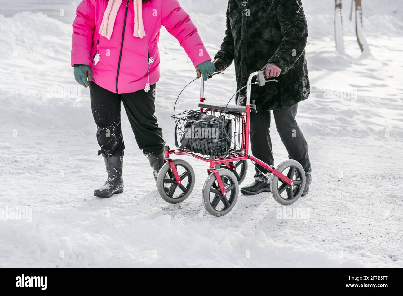 Old person walking frame hi-res stock photography and images - Alamy