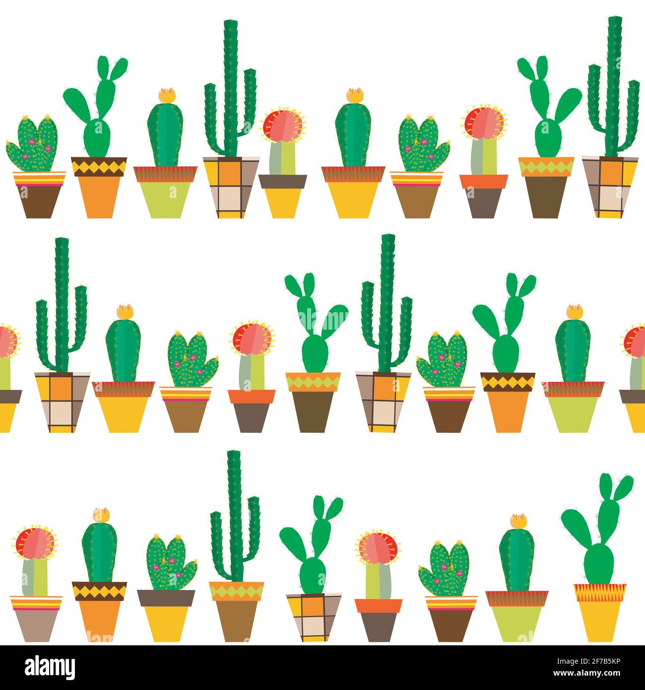 Pots row Stock Vector Images - Alamy