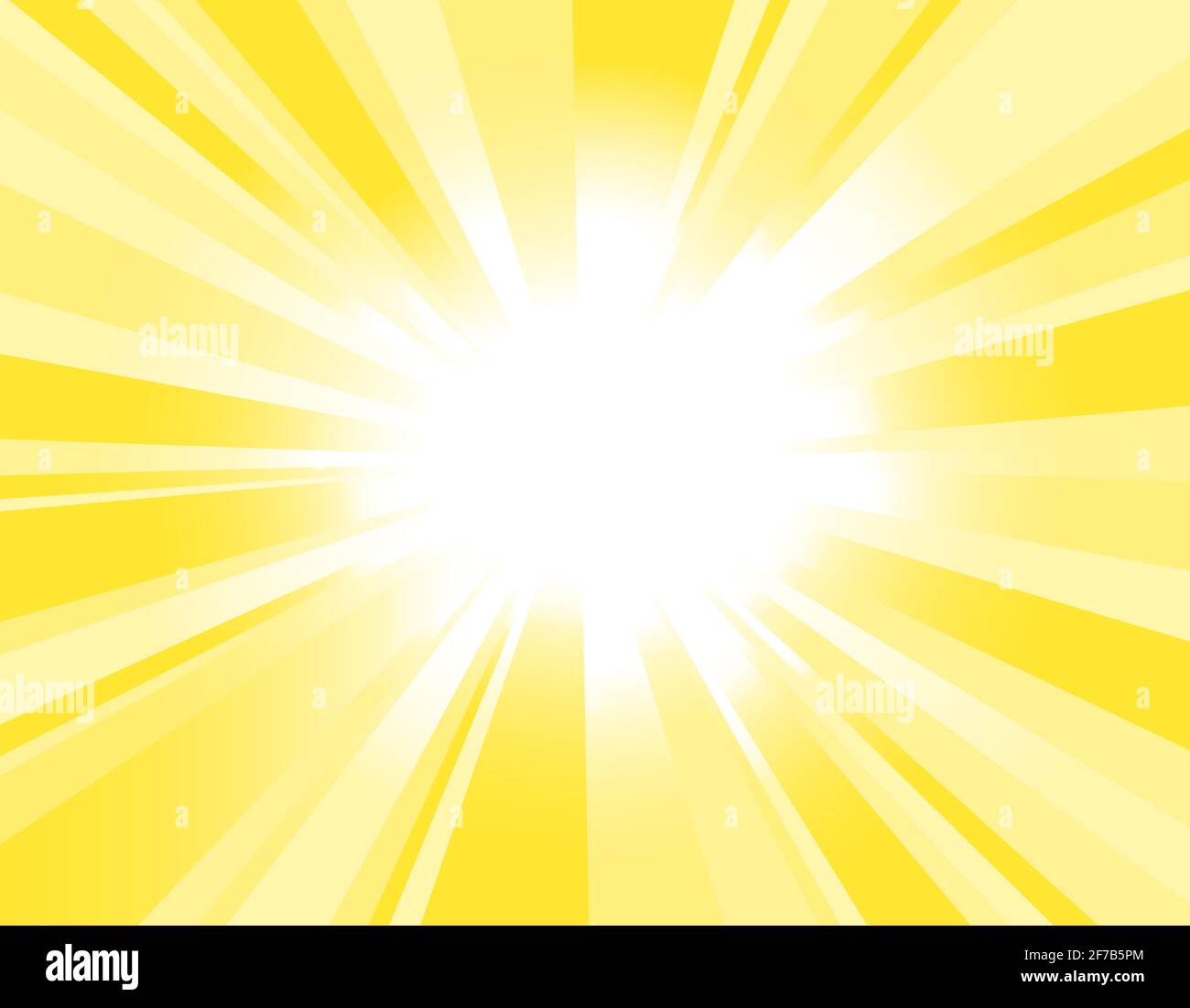 Yellow shiny Sunburst Background Stock Photo - Alamy