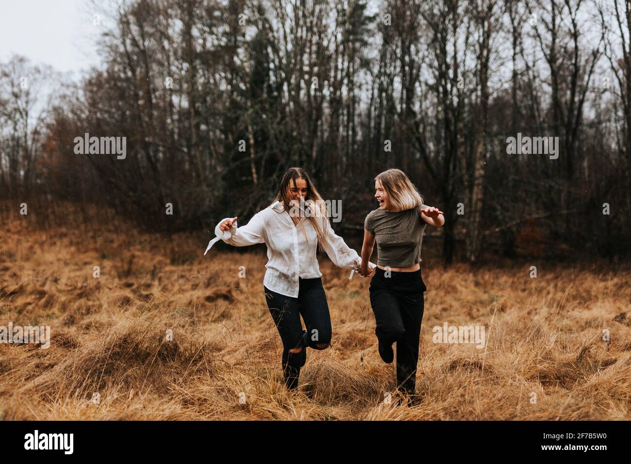 Happy female friends Stock Photo - Alamy