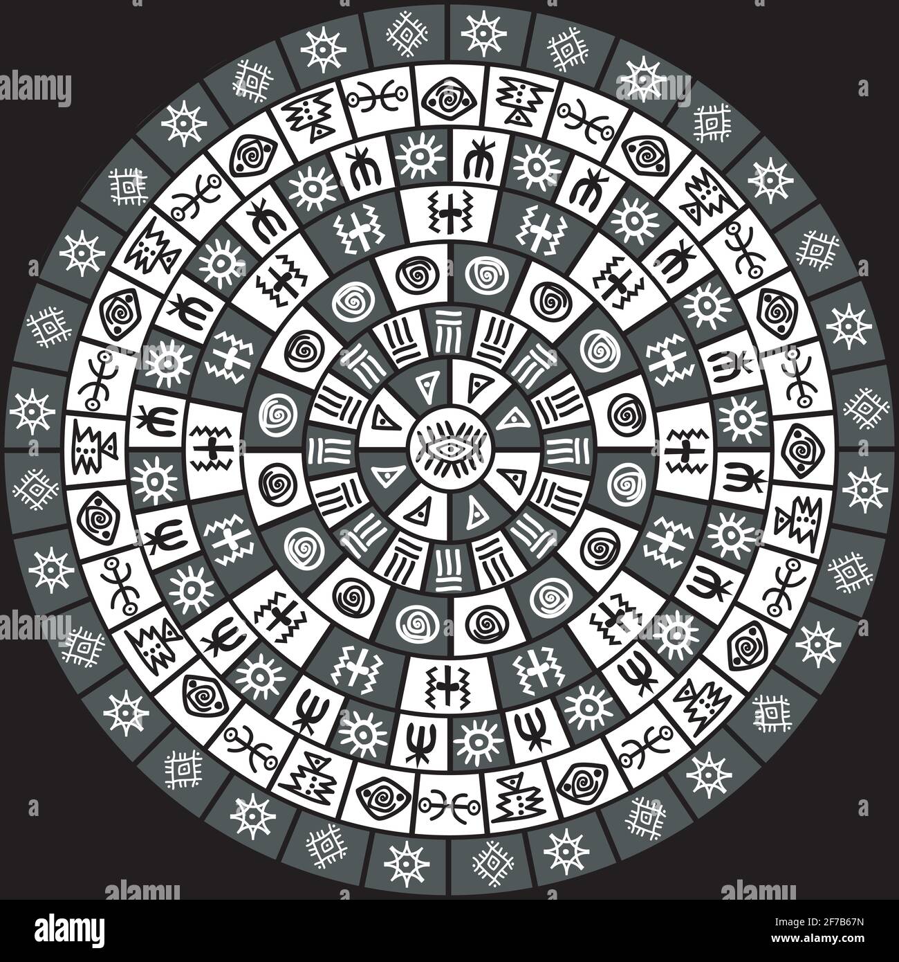 Native american sun symbol Stock Vector Images - Alamy