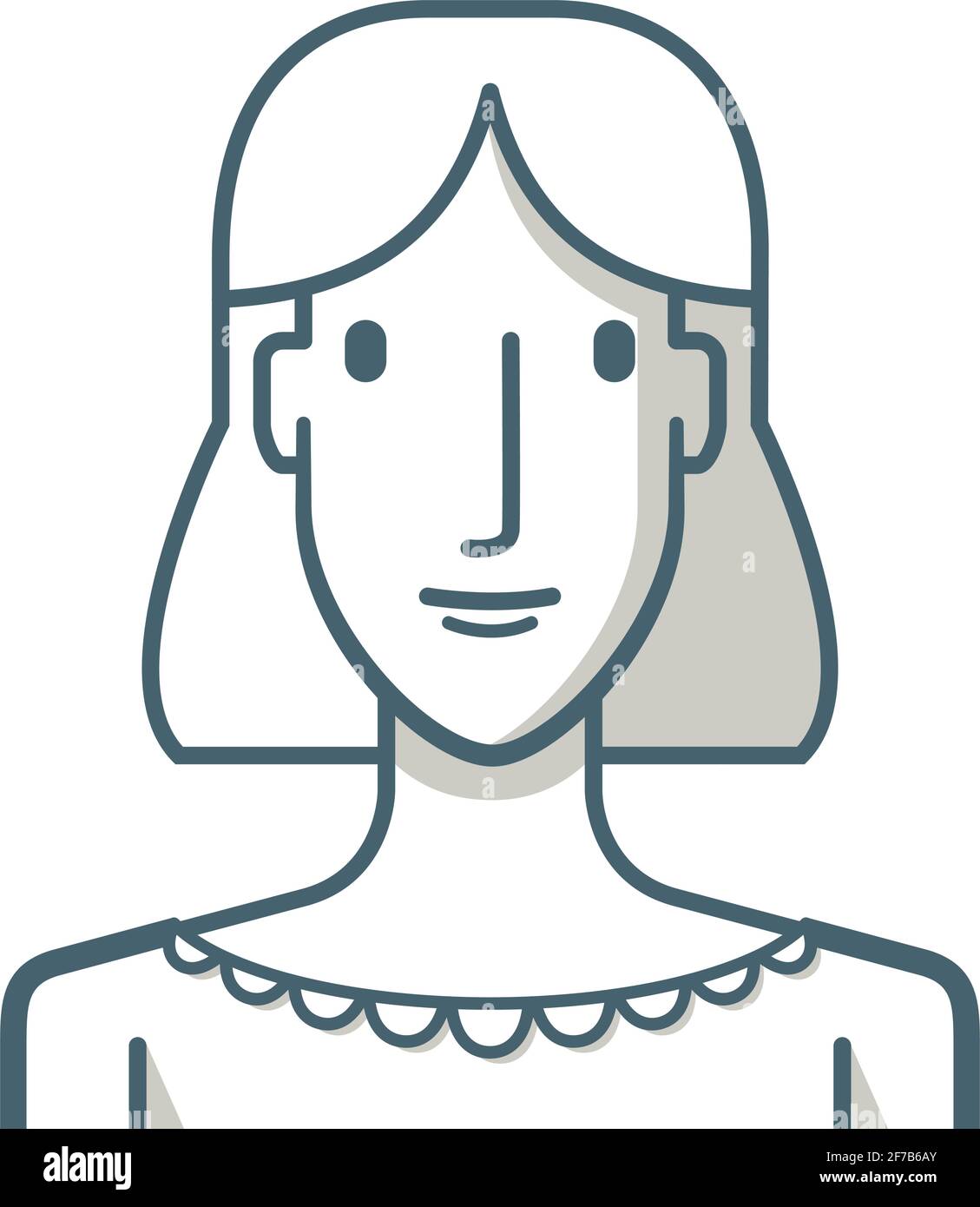 Female neckline Stock Vector Images - Alamy