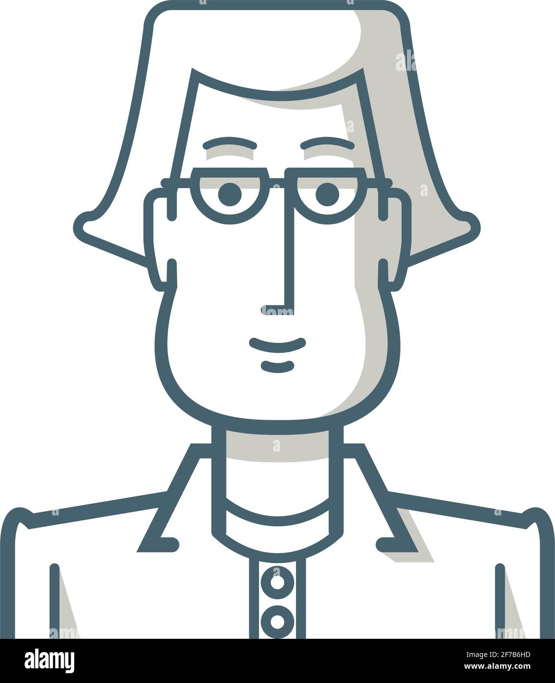 Portrait young happy man on Stock Vector Images - Alamy