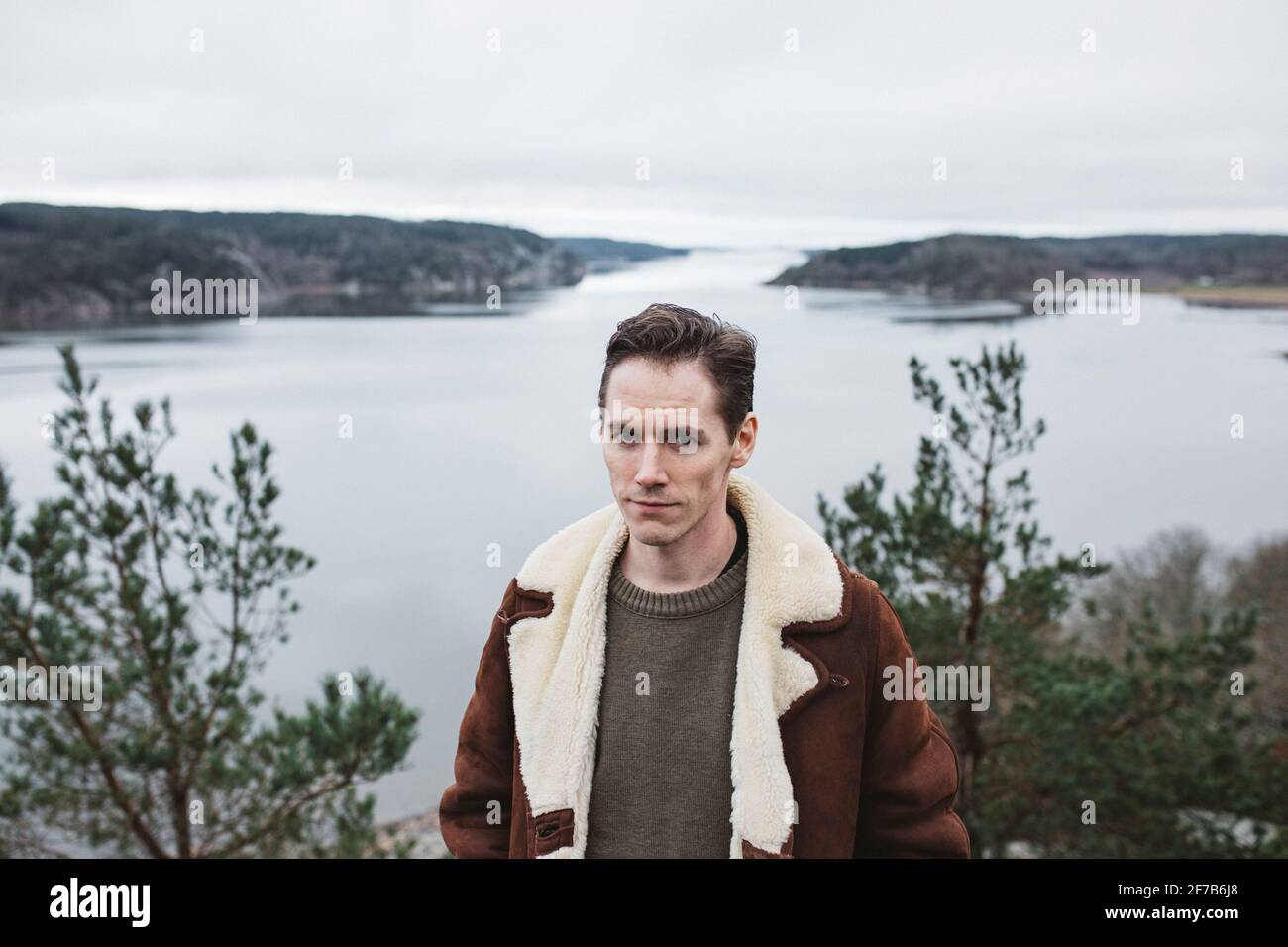 Man in sea background hi-res stock photography and images - Alamy