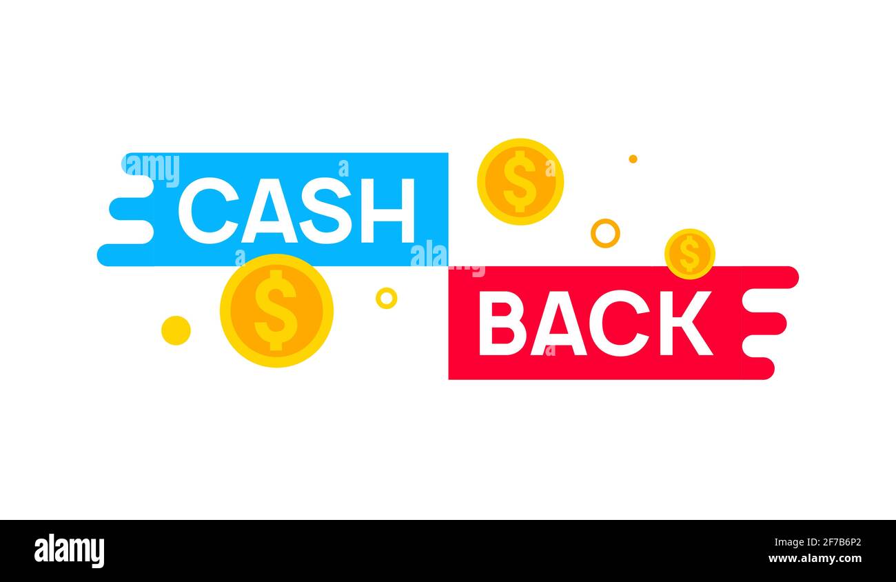 Cash back offer banner design. Promotion refund cashback money sale ...