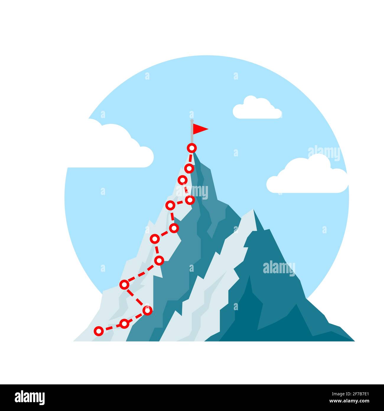 Mountain climb path challenge journey base infographic. Vector growth ... Mountain climb path challenge journey base infographic. Vector growth ...