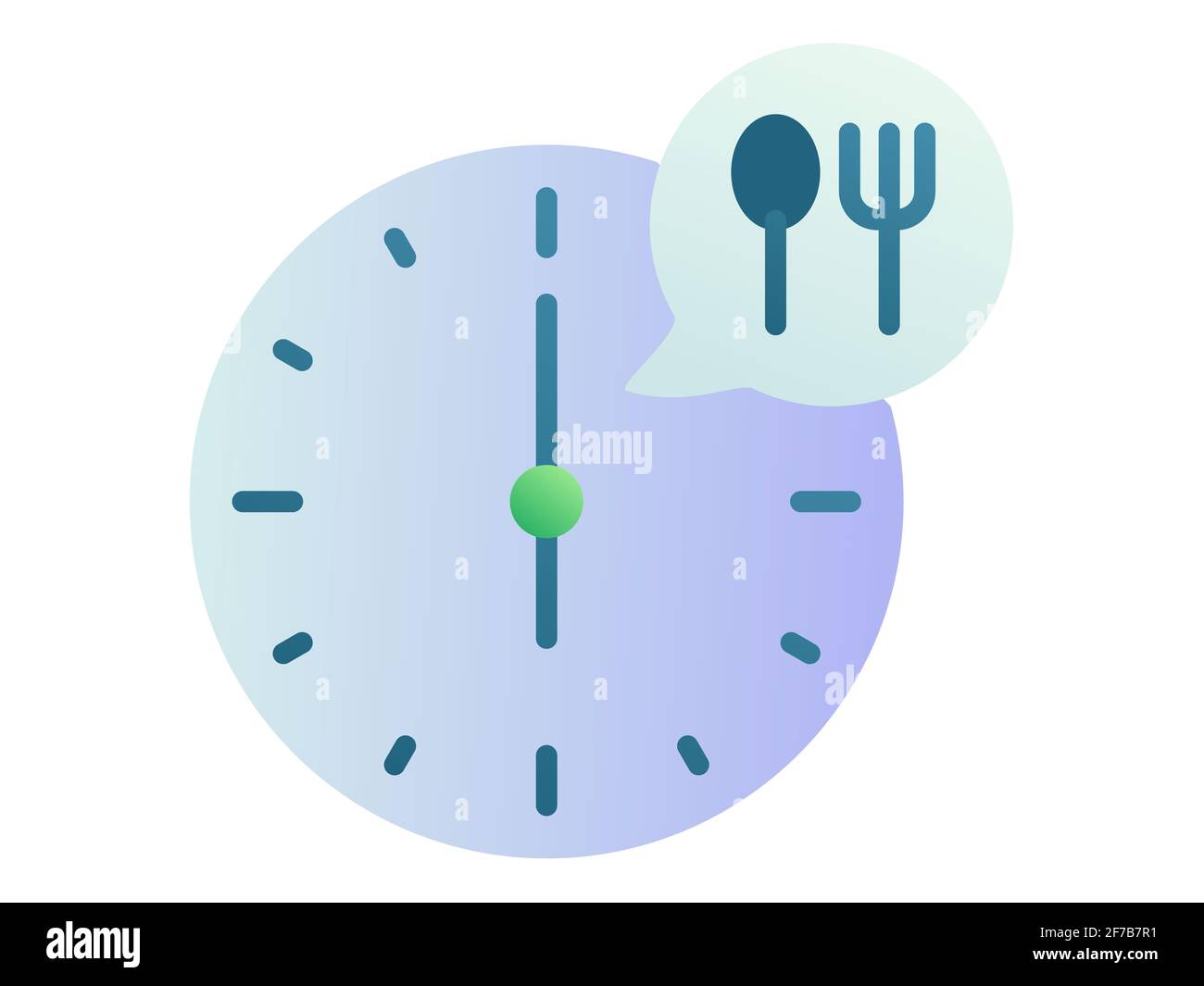 open fasting ramadan time single isolated icon with smooth style vector ...