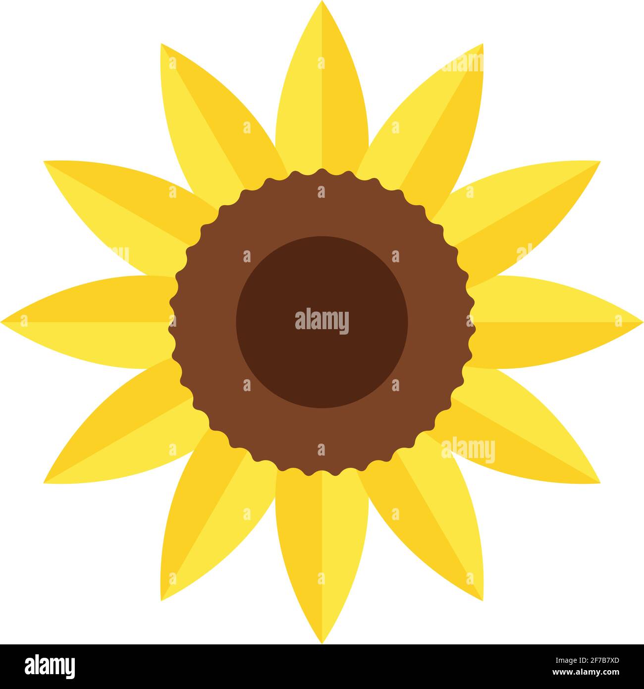 Sunflower icon design template vector Stock Vector Image & Art - Alamy