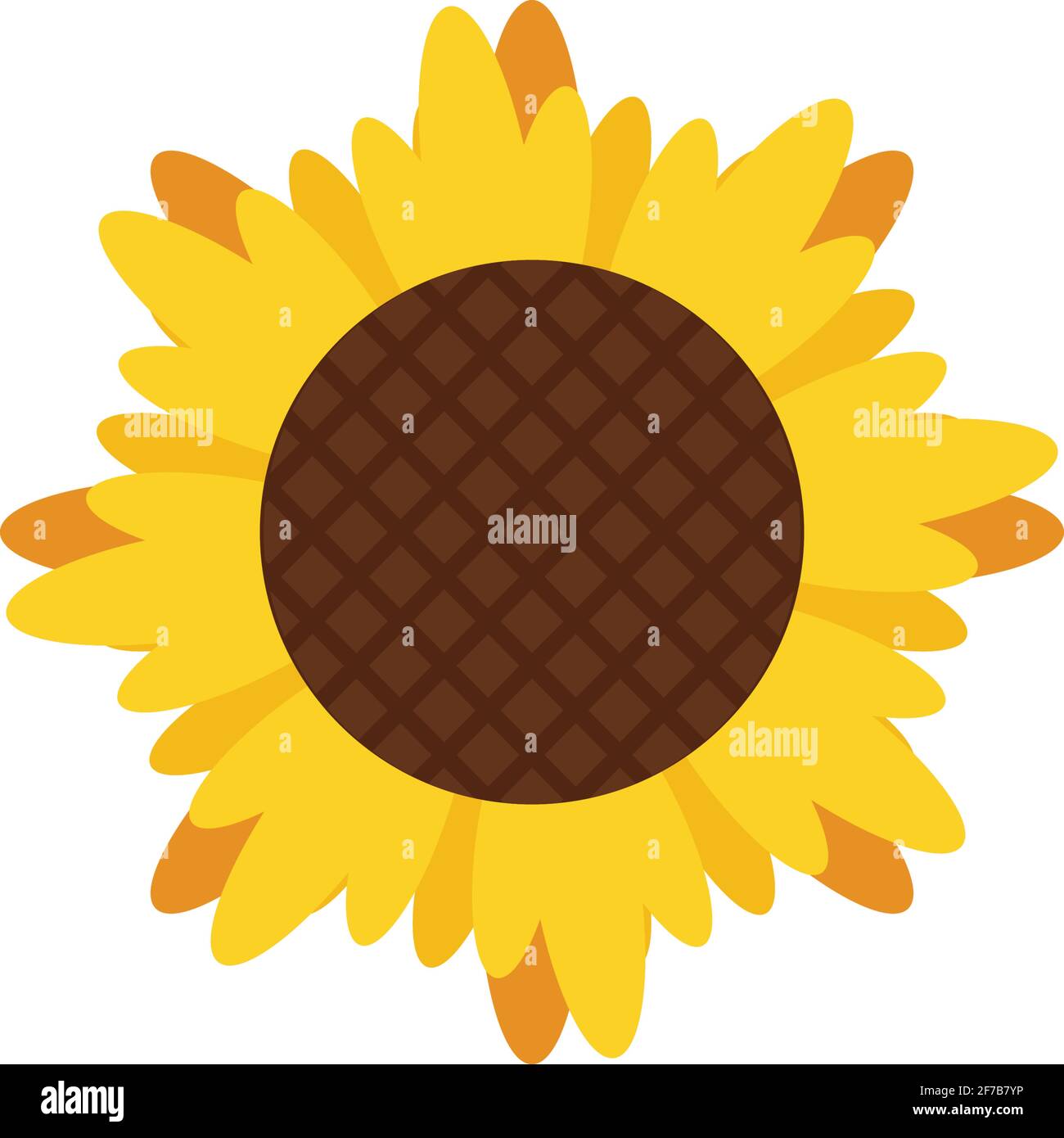 Sunflower icon design template vector Stock Vector Image & Art - Alamy